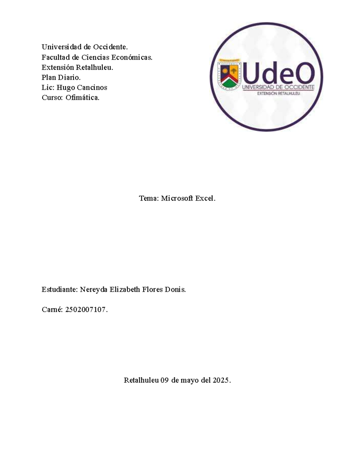 Mapa Conceptual de Excel: Tabla de Frecuencia - Ofimática - Studocu