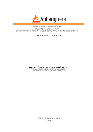 Screenshot 3 - Linguagem Orientada a Objetos - Um programa em Java ...