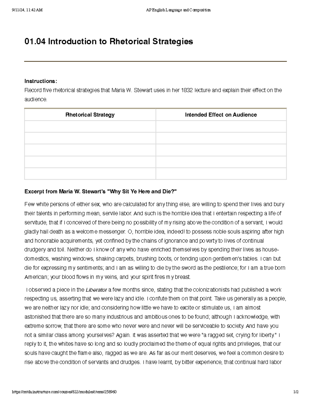 01.04 Introduction to Rhetorical Strategies - 01 Introduction to ...
