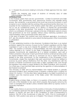 Q.2 Customs officers Powers and functions - Q. Q. Explain the powers ...