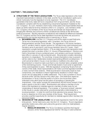 Chapter 8 Notes - CHAPTER 8 – THE EXECUTIVE BRANCH THE GOVERNOR: At the ...