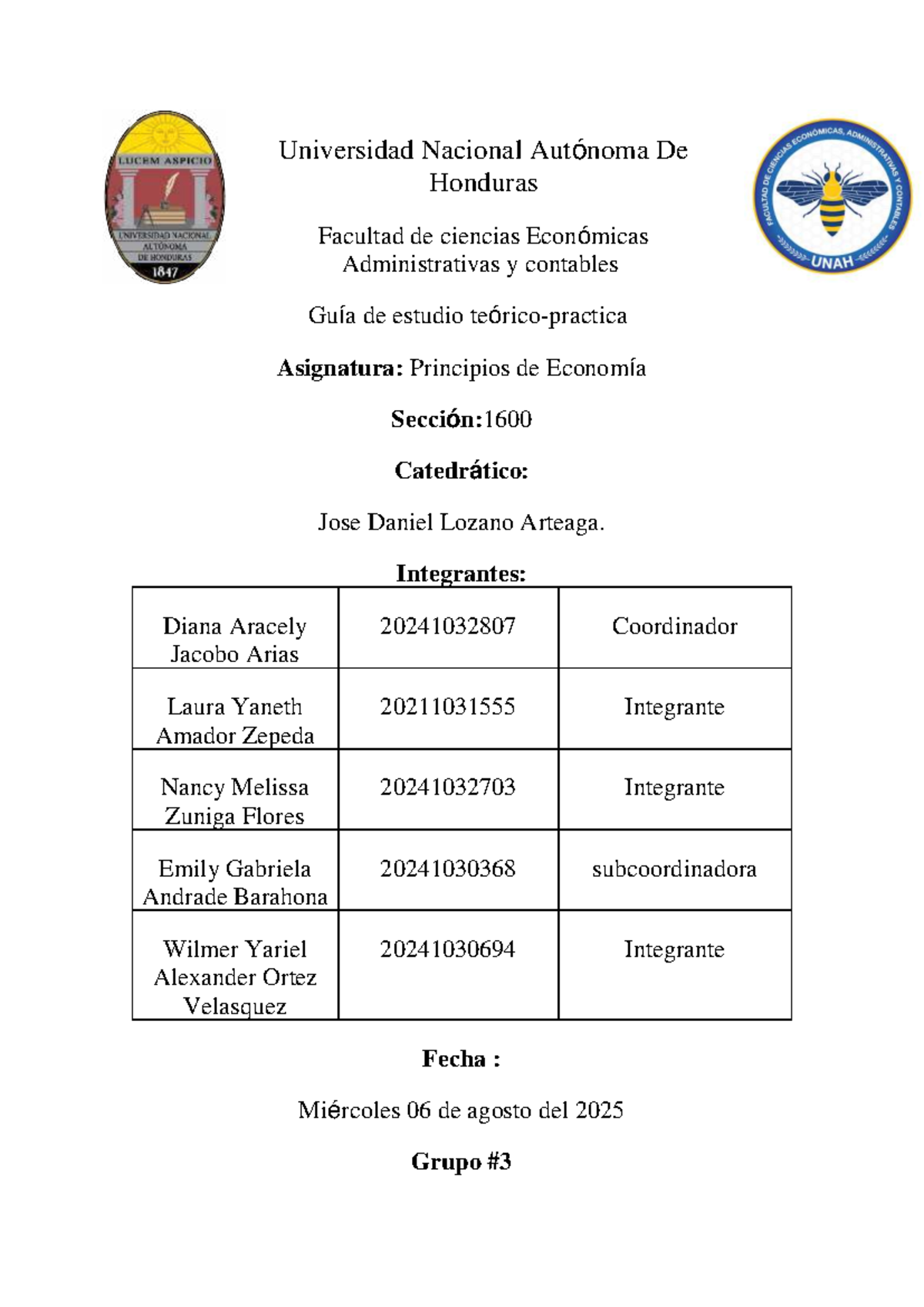 Guía de Estudio: Principios de Economía - Sección 1600 - Studocu