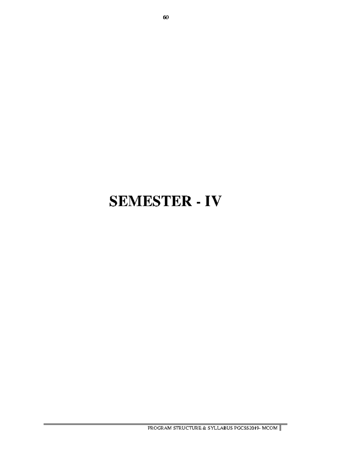 Sem 4 Syllabus - Lccygx - SEMESTER - IV FOURTH SEMESTER COURSES Course ...