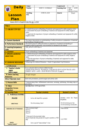 Eng 3 Q2 Wk5 - For references - Detailed Lesson Plan in English 3 ...