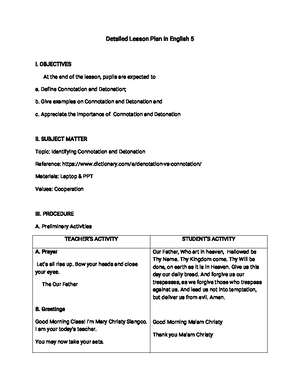 Eng10 lesson exemplar - this is a guide - Grade 10 DAILY LESSON ...