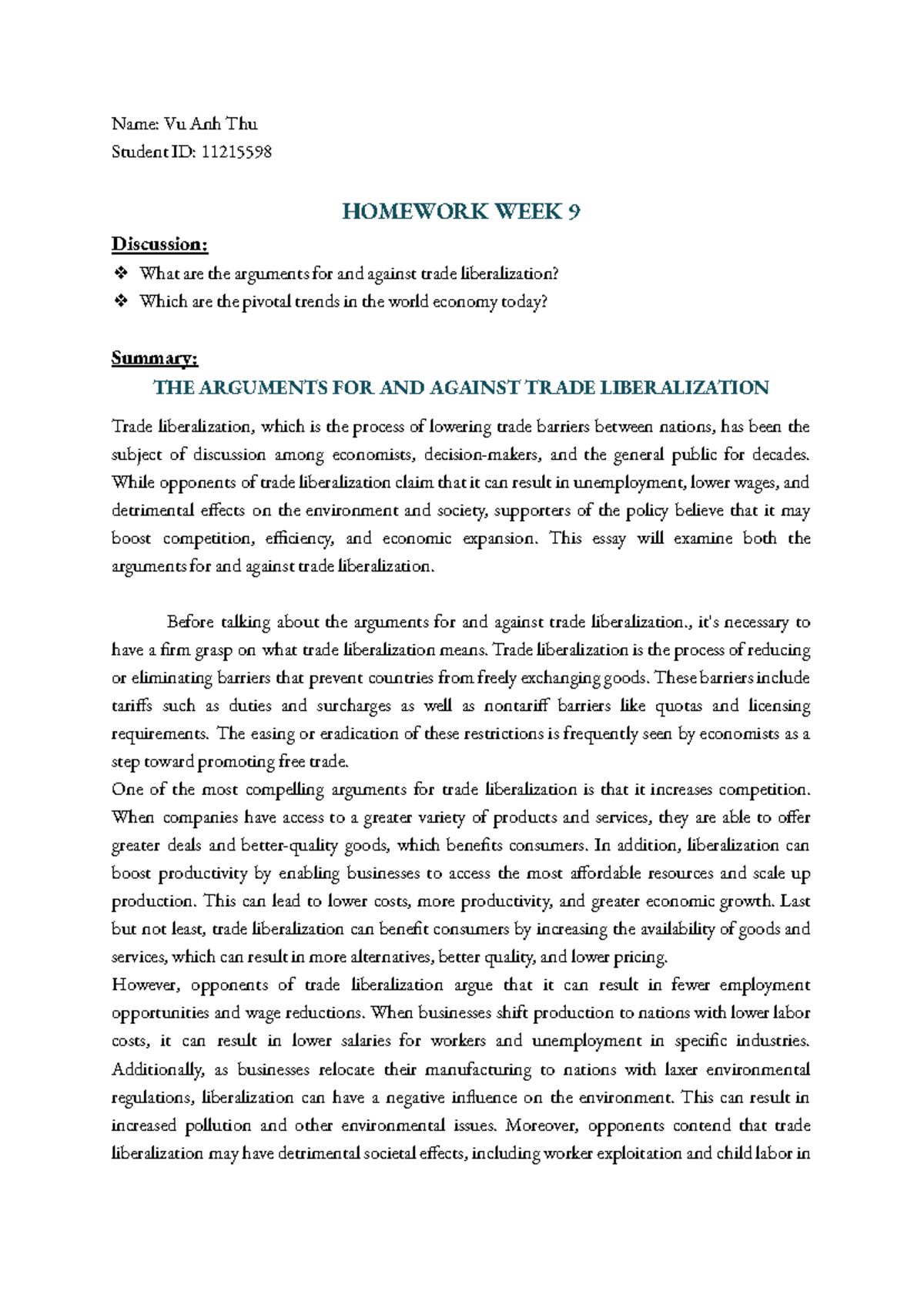 [IE] Homework W9 - Discussion: What are the arguments for an ...
