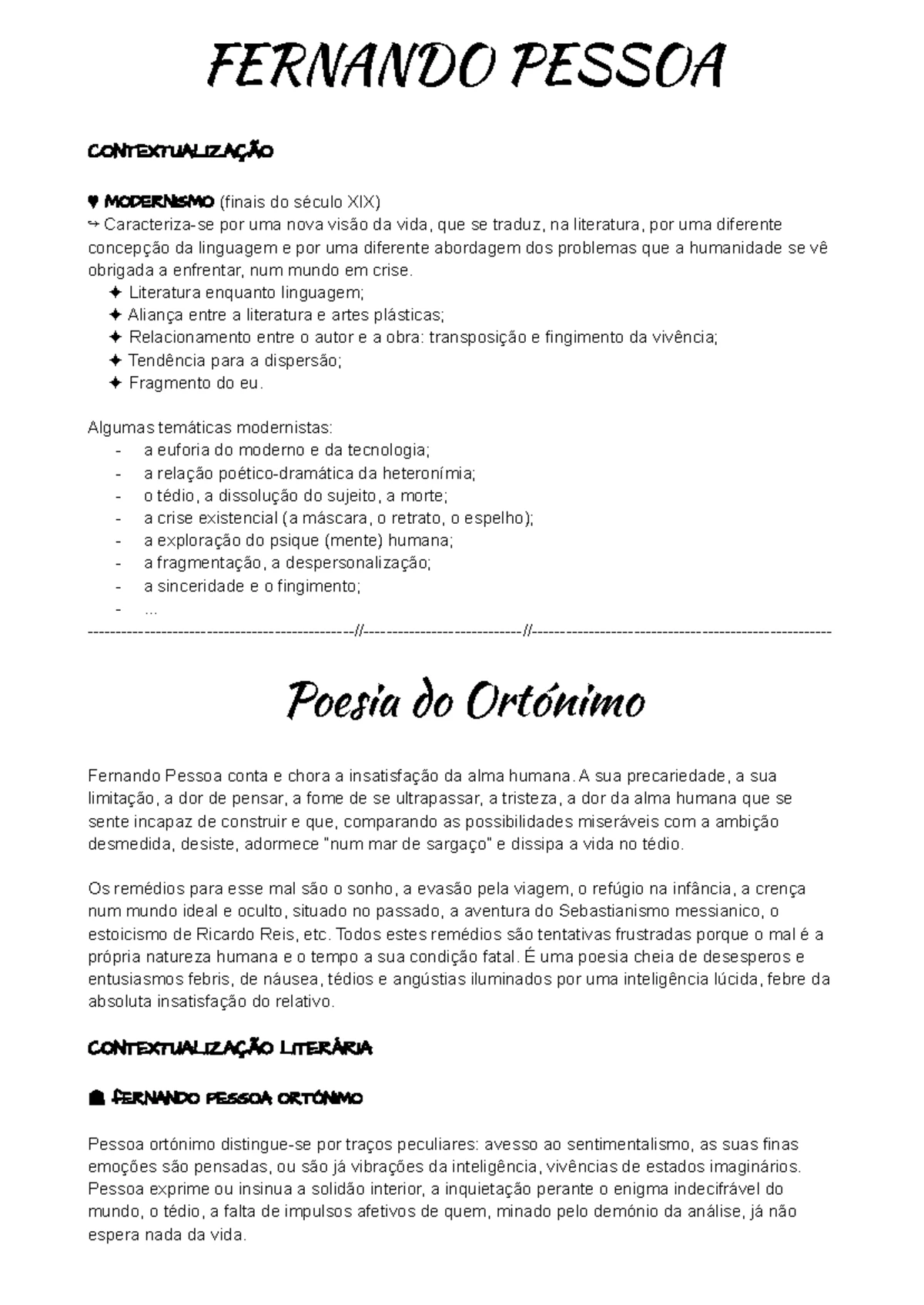 Heterónimos de Fernando Pessoa: Características e Análise Literária ...