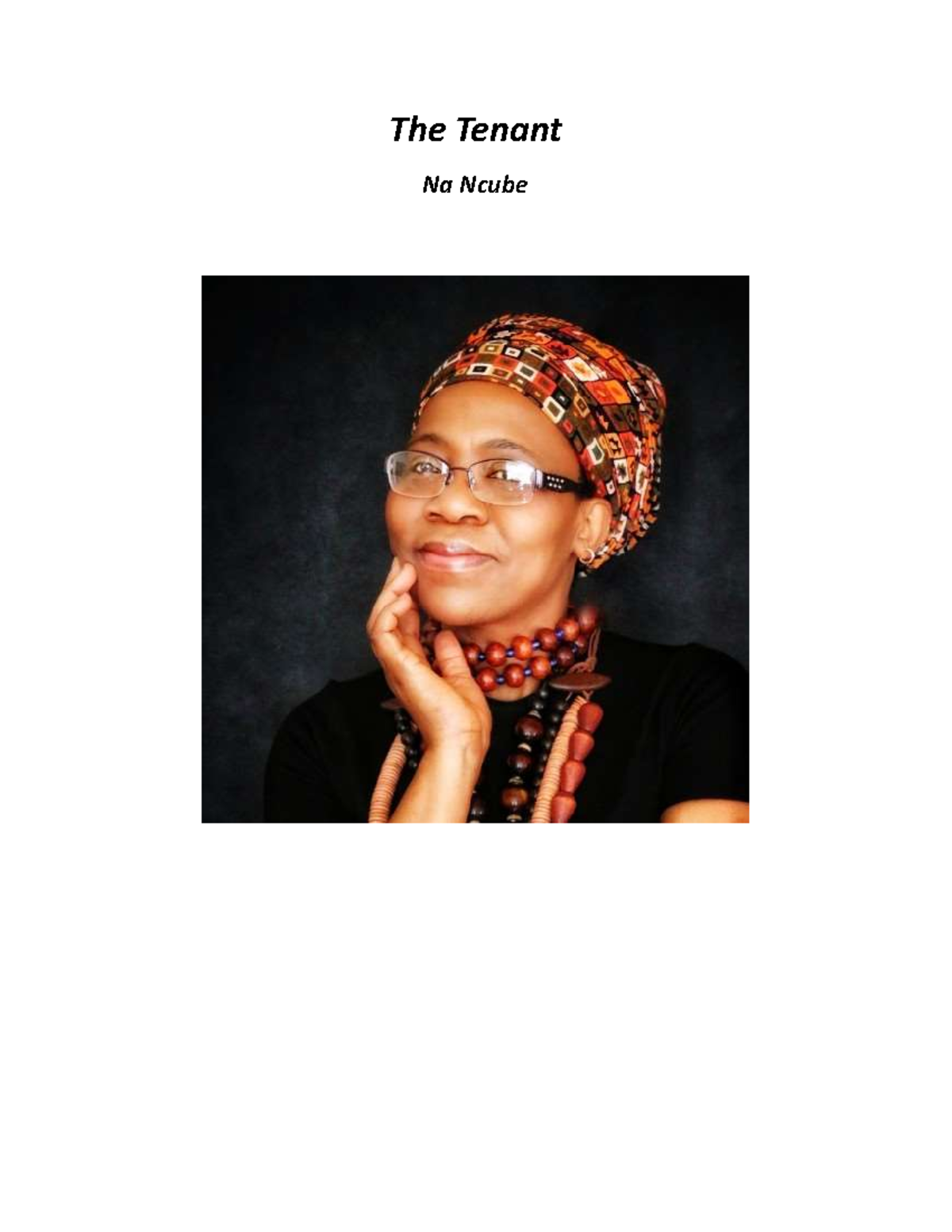 ENG 201 Poetry Analysis: "The Tenant" by Na Ncube - Studocu