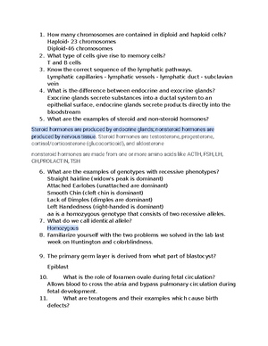 Bio 254 practical 1 - Study online at quizlet/_9scxod Spleen D lymph nodes F lymph vessels E ...