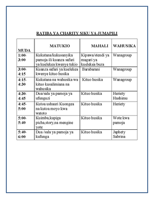 Storekeeping lecture notes - Centralised Stores. Contents: Importance ...