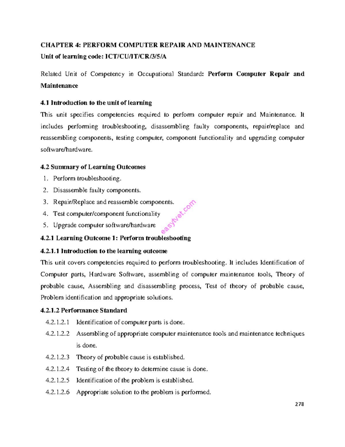 Comp repair - Object Oriented Programming language - CHAPTER 4: PERFORM COMPUTER REPAIR AND ...