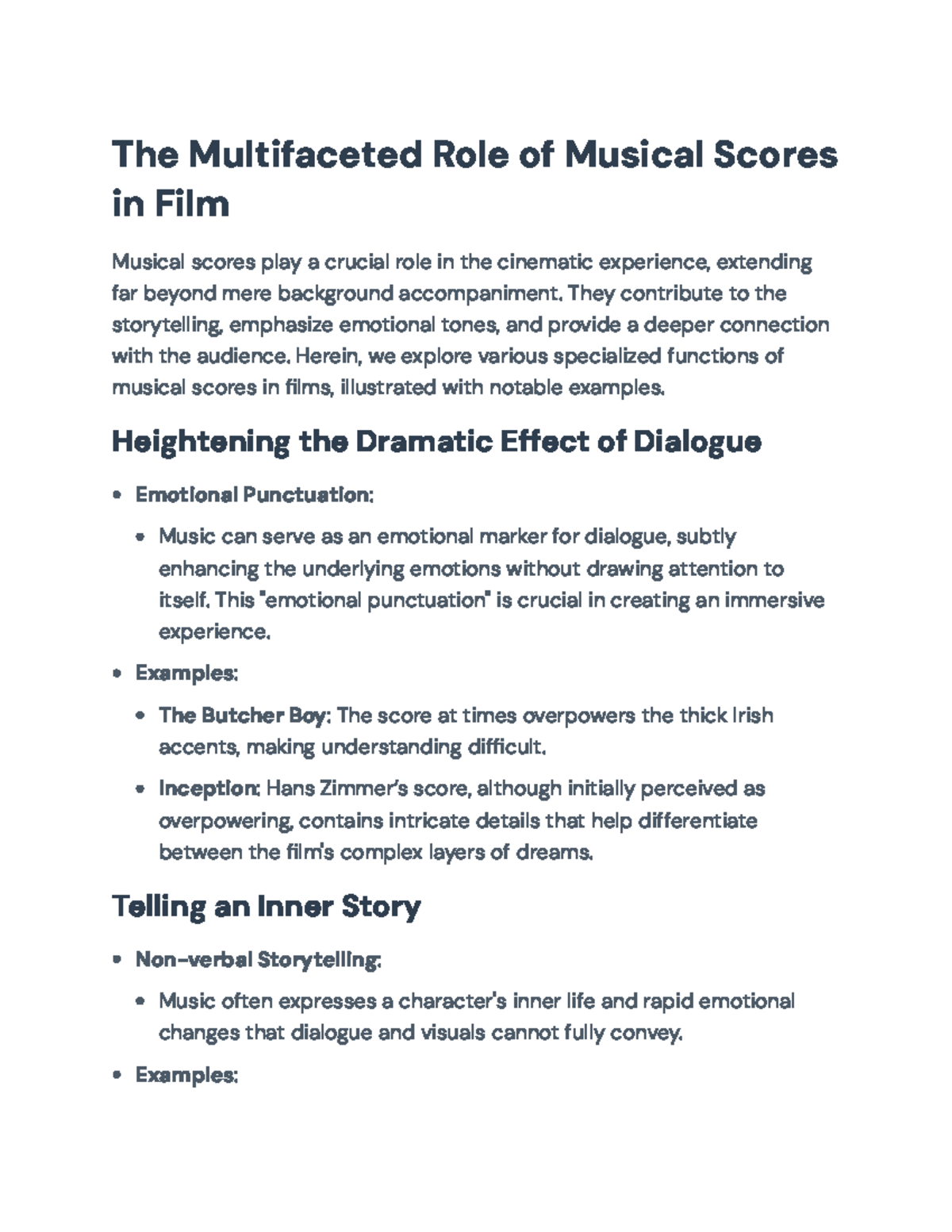 Understanding the Role of Musical Scores in Film: Functions & Examples ...