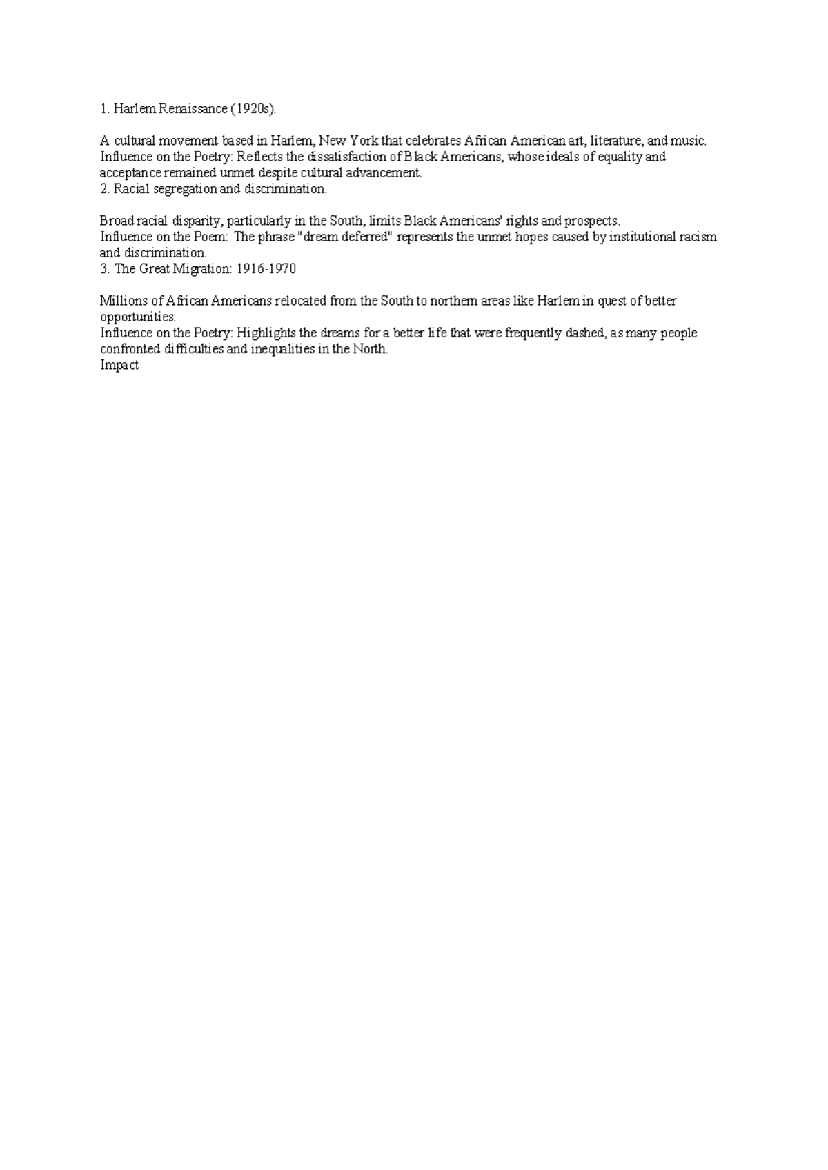 Harlem Renaissance & Its Impact on African American Poetry (1920s ...