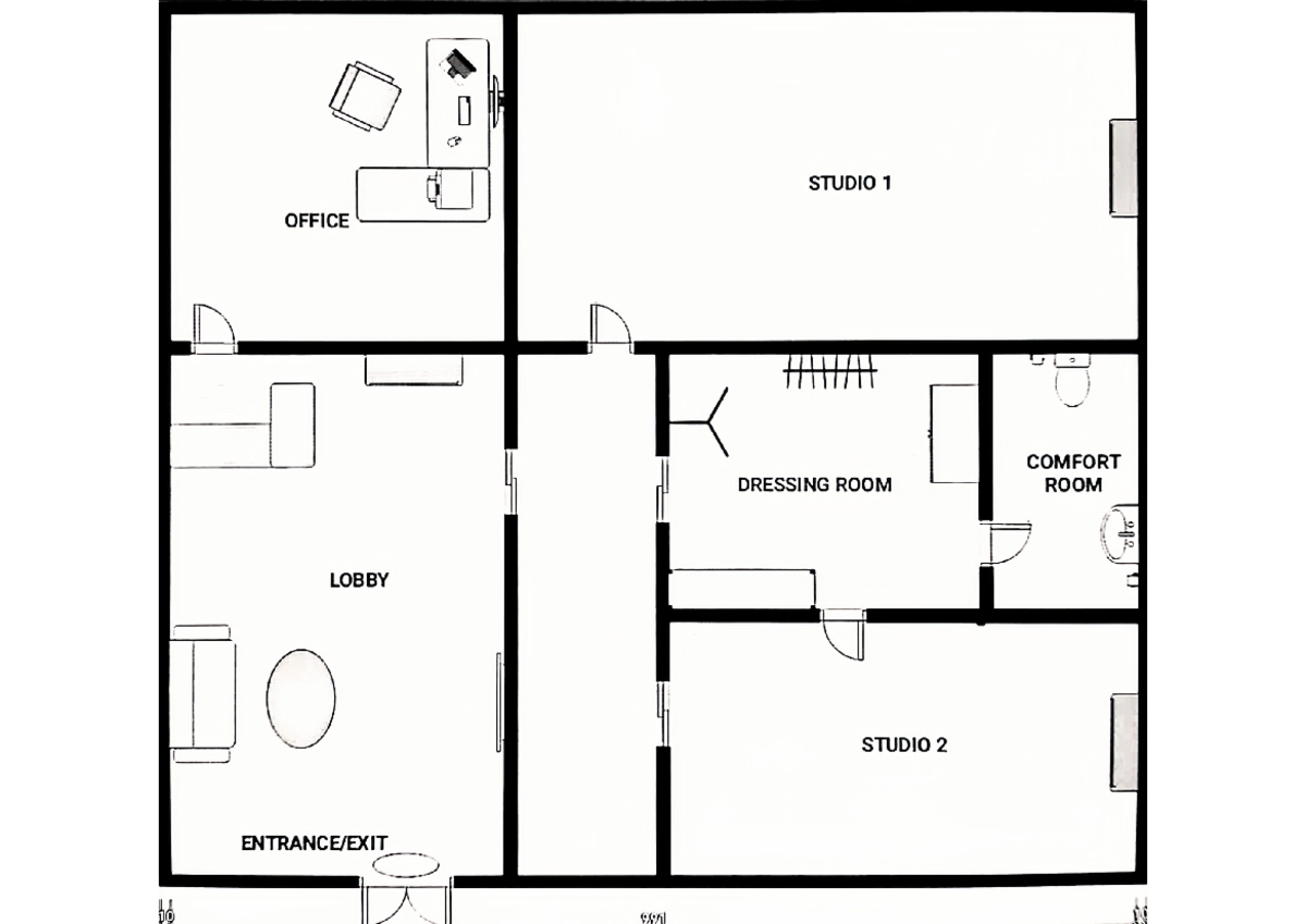 Floorplan - FLOOR PLAN - Business Administration - I STUDIO 1 OFFICE ...
