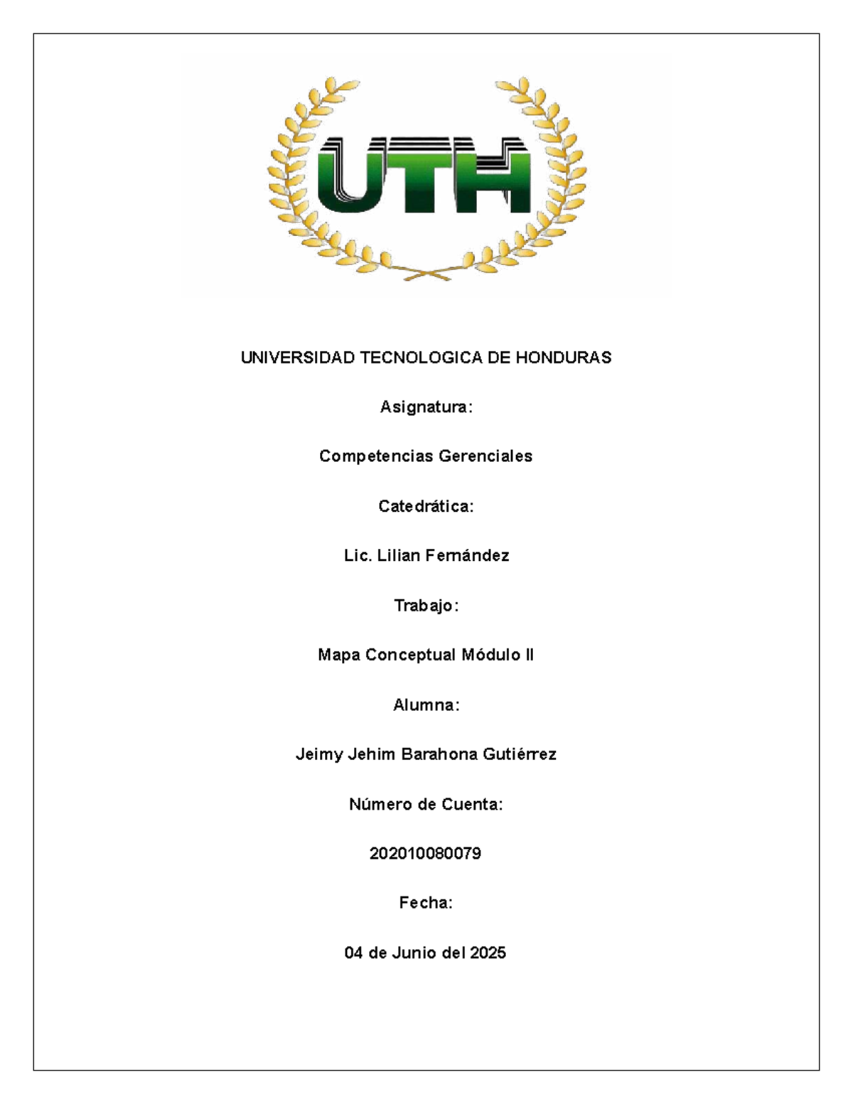 Mapa Conceptual Módulo II - Competencias Gerenciales - Studocu
