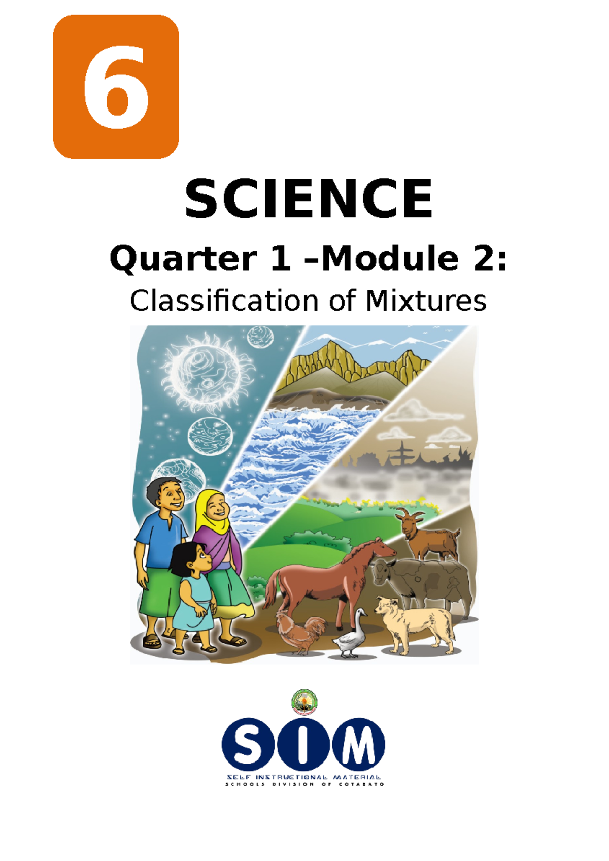 Science 6 Q1 MOD2 Classification of Mixtures - SCIENCE Quarter 1 ...