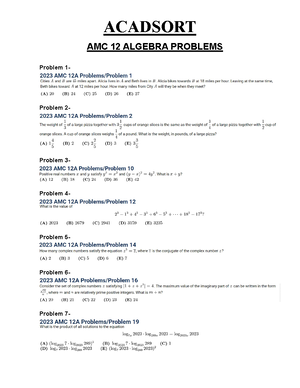 [Solved] Which of the following is a counterexample for this conditional - Advanced Math - Studocu