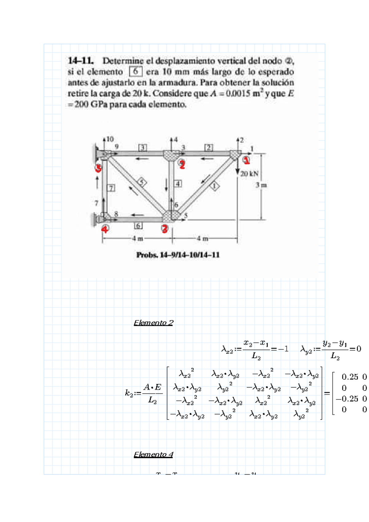 Mathcad Prime analysis for elements 2, 4, and 6 - Studocu
