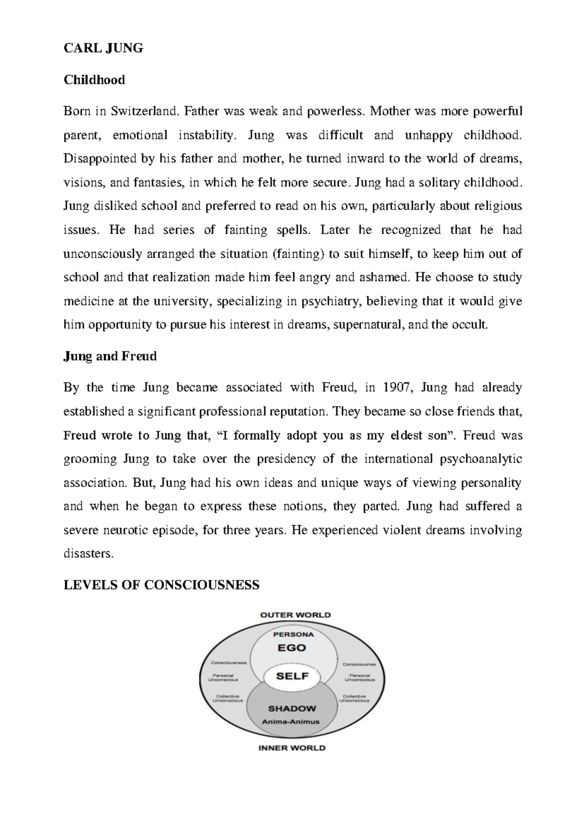 Psychoanalysis & Personality: Carl Jung's Theories Overview (PSY 301 ...