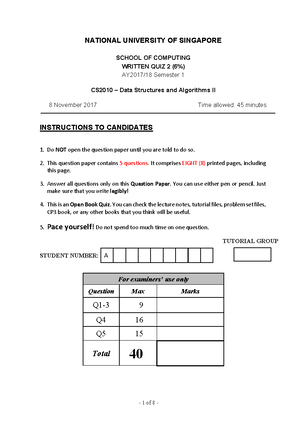 Cs4222 finals paper 2223 - NATIONAL UNIVERSITY OF SINGAPORE WIRELESS ...