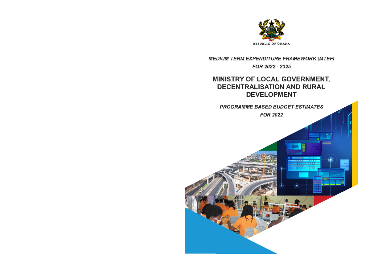 2022-PBB-MLGDRD - Medium Term Expenditure Framework Overview - Studocu