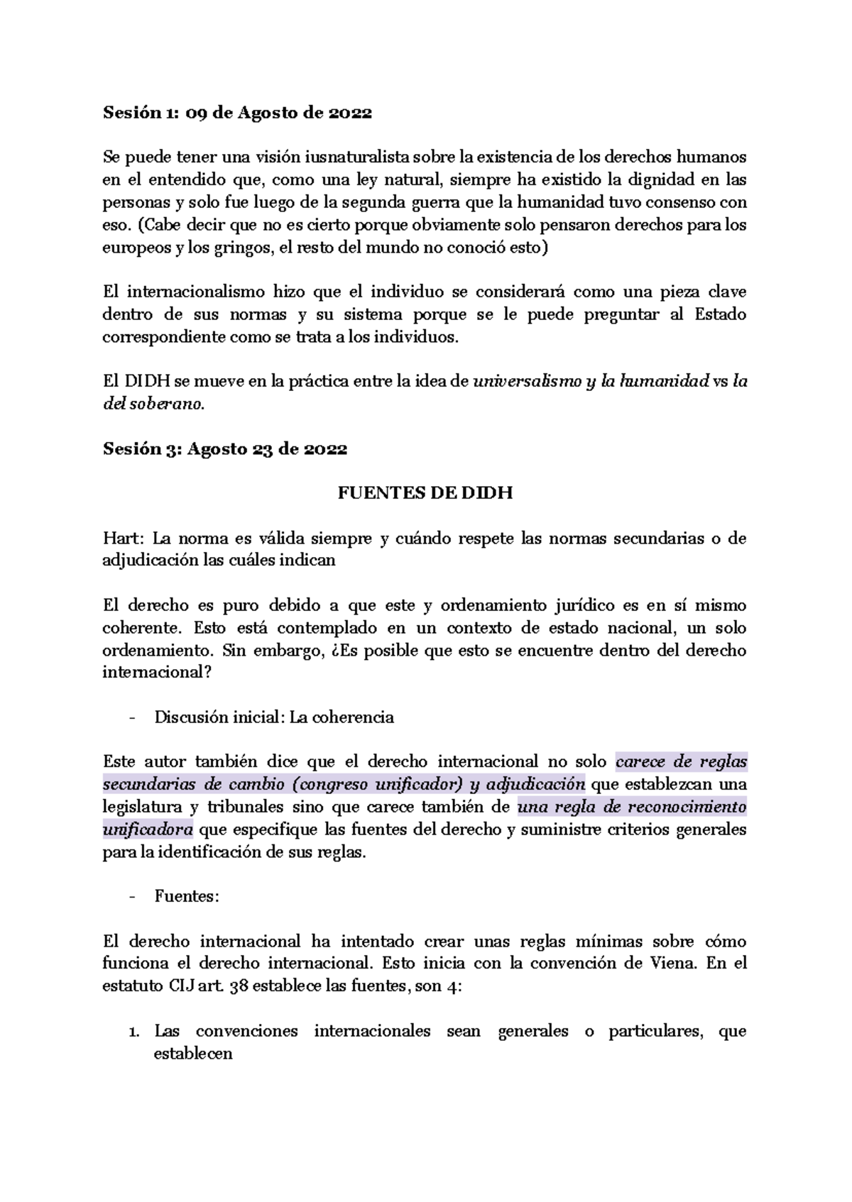 Apuntes DIDH: Análisis del Sistema Interamericano y Derechos Humanos ...