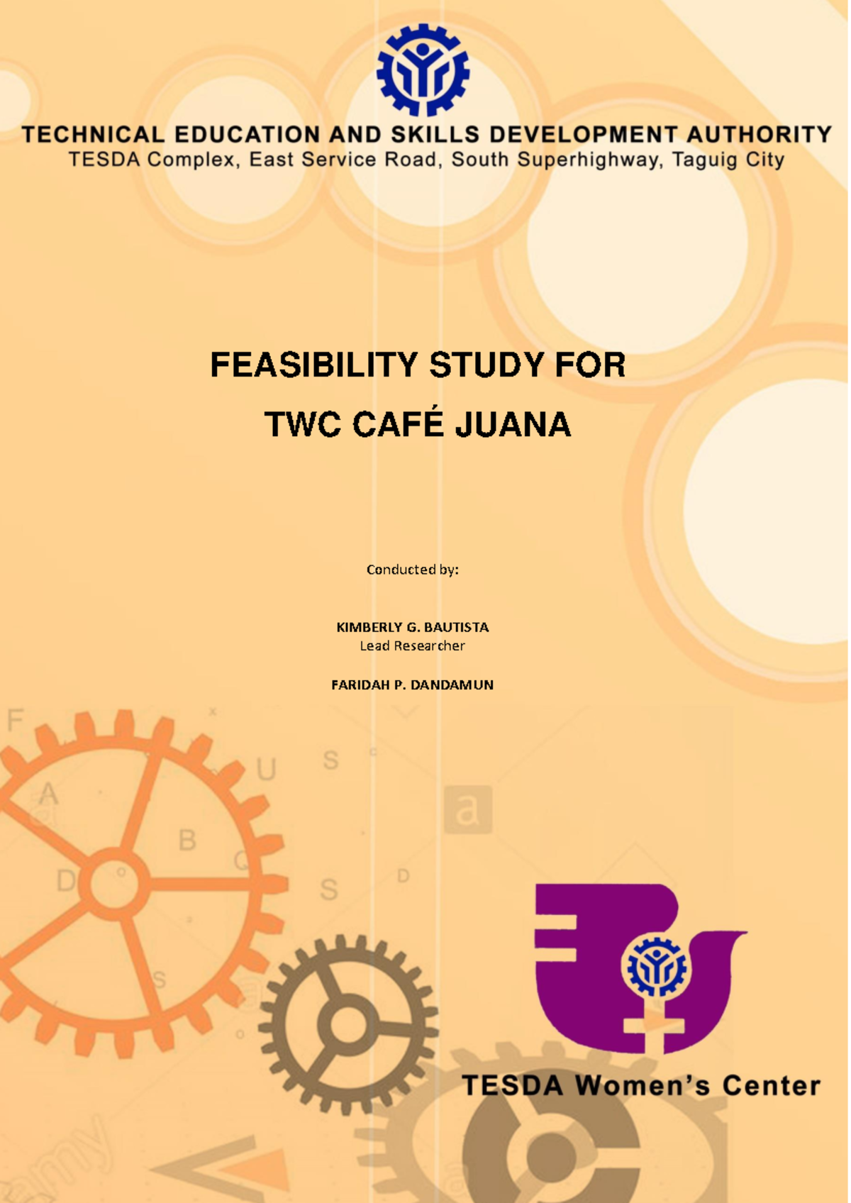 Feasibility Study on TWC Café Juana: A Financial Management Analysis ...
