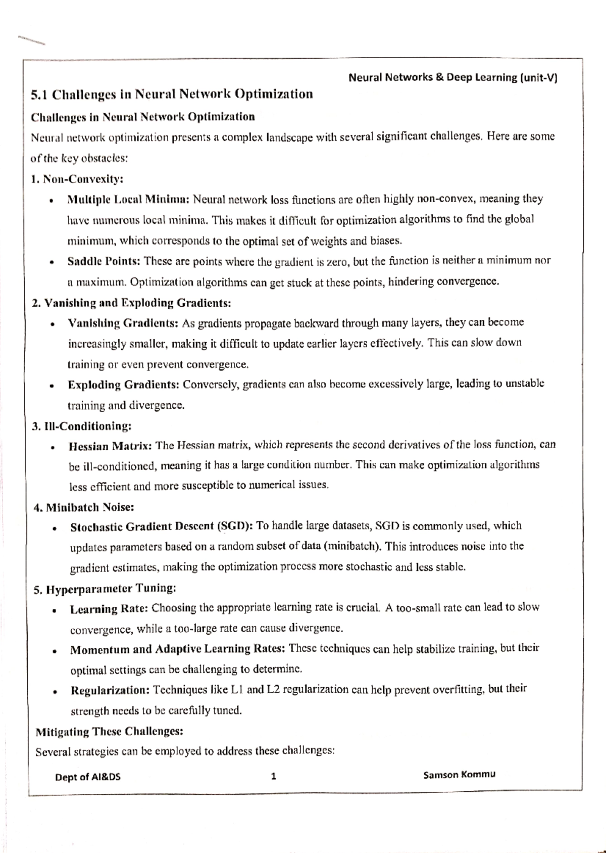 NN&DL(UNIT-5) - Jntuh notes - Neural Networks Deep Learning 5 ...