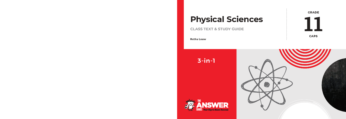 Grade 11 Physical Sciences CAPS Study Guide: Key Concepts & Exam Prep ...