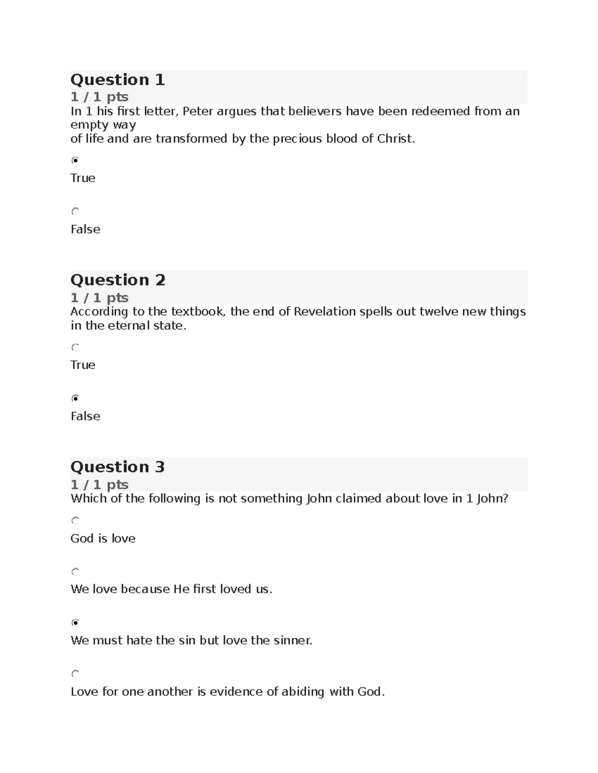 Quiz The Bible, The Old Testament, and The Pentateuch - Correct answers ...