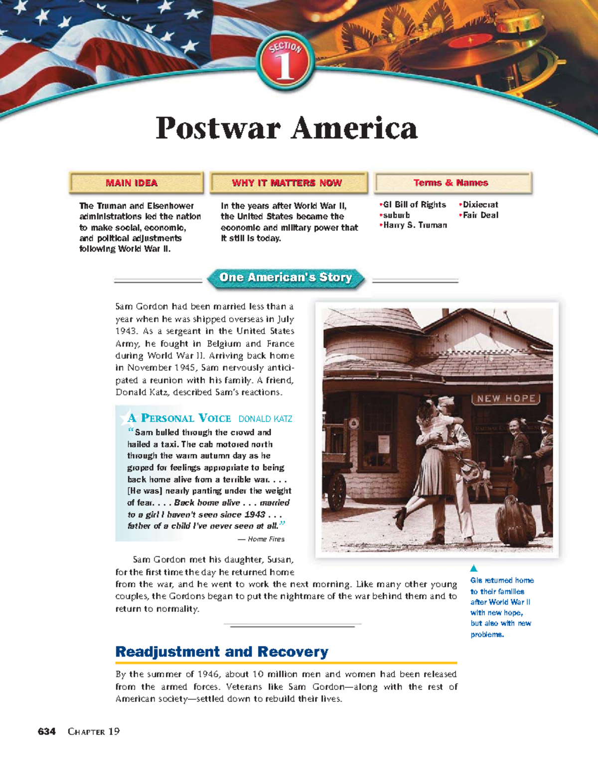 Postwar America: Social, Economic, and Political Changes (HIST 19.1 ...