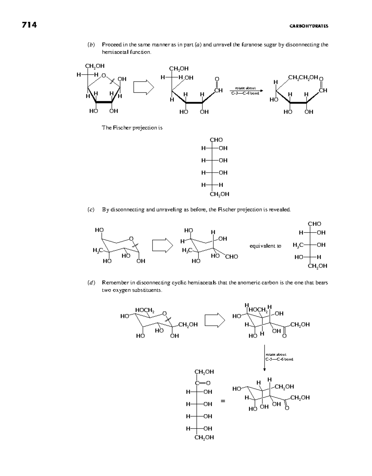 714 Organic Chemistry: Carbohydrates Unraveling Hemiacetals - Studocu
