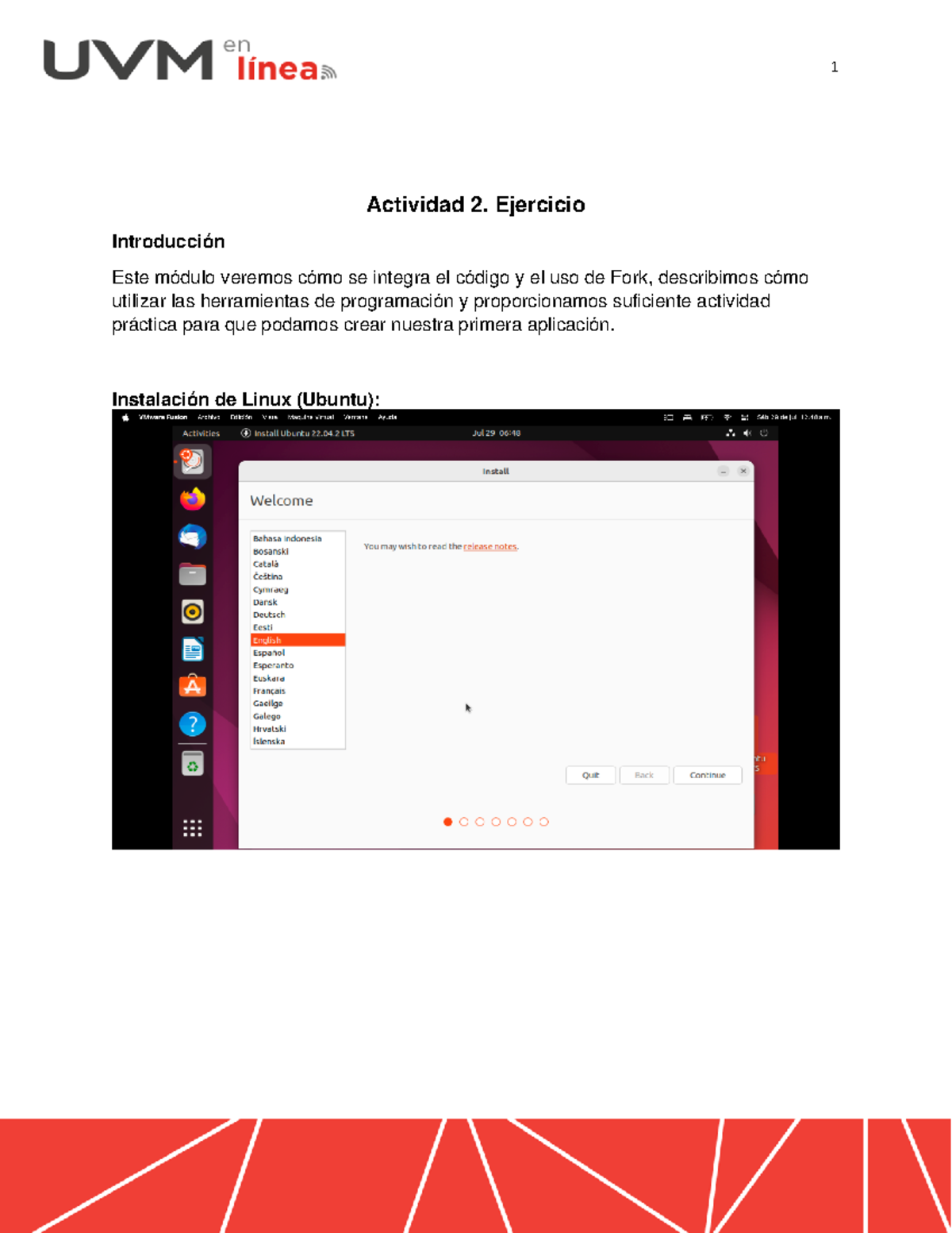 Ejercicios sobre la Función fork() en Linux - A2 UVM - Studocu