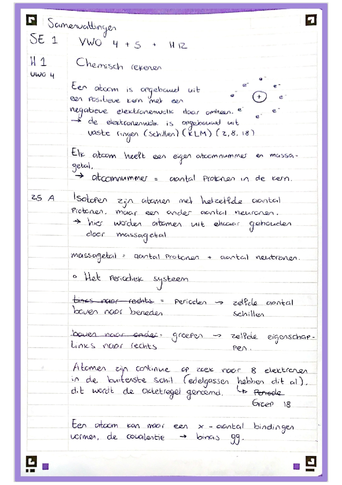 Chemisch Rekenen: Basisprincipes en Formules voor VWO 4 (SE 1 ...