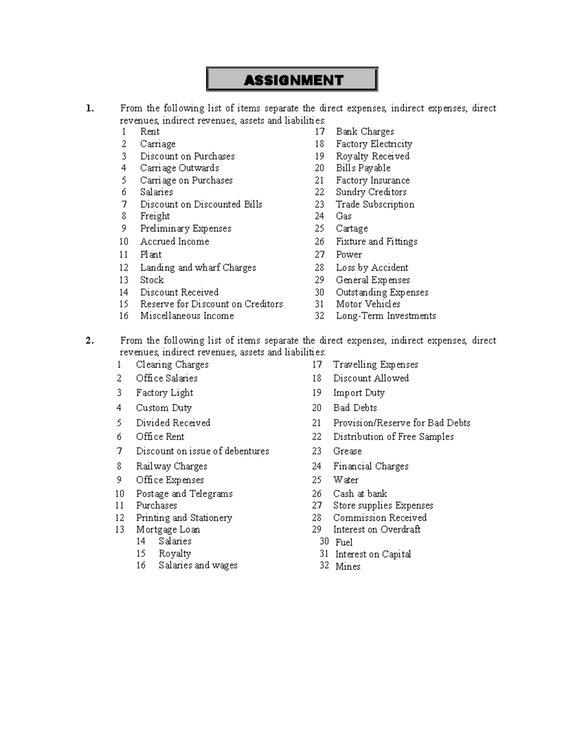 ACC 101: 2nd Assignment on Final Accounts Analysis - Studocu