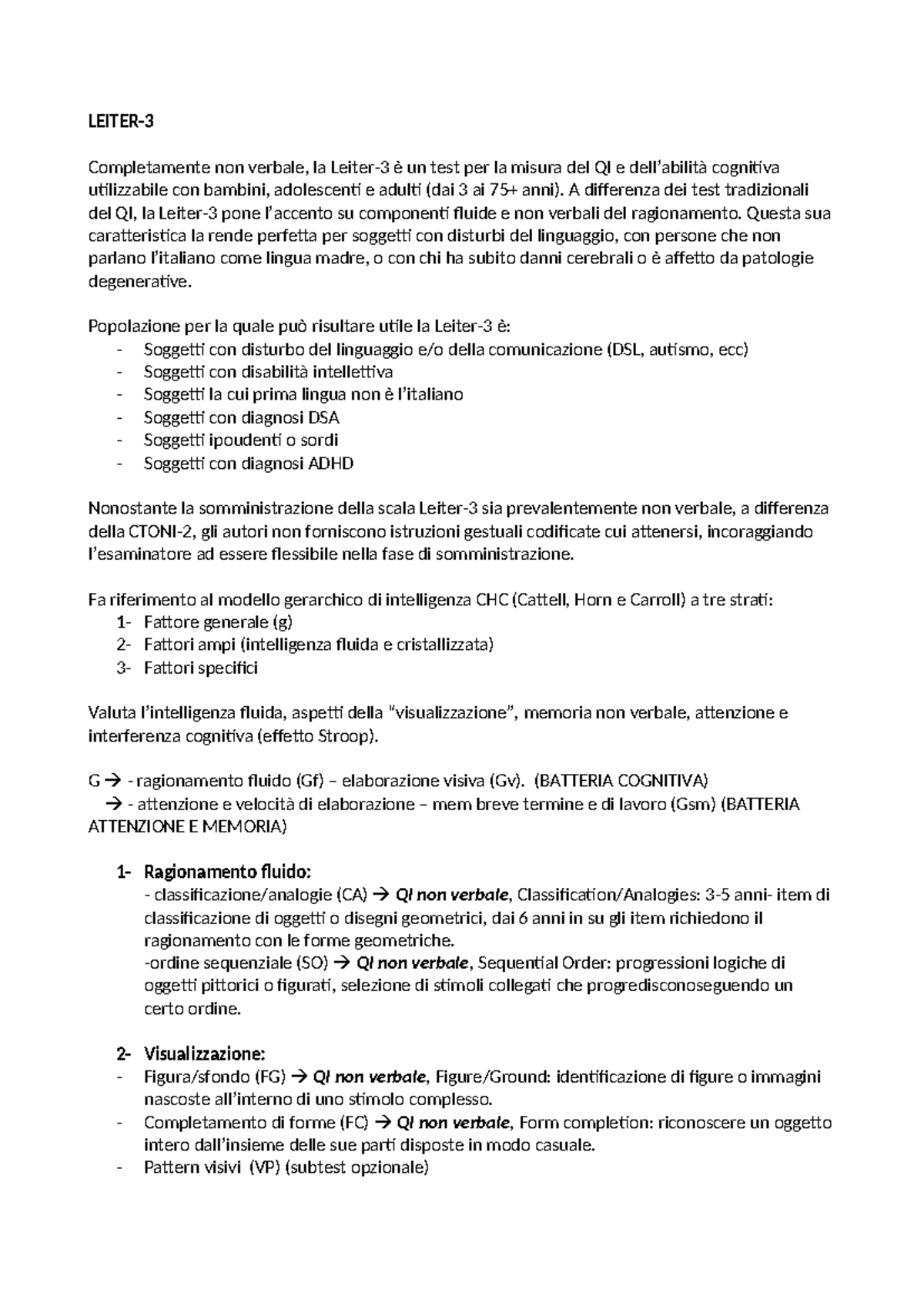 Leiter-3: Spiegazione e Caratteristiche del Test di QI Non Verbale ...