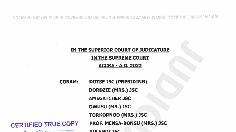 Ruling on Interlocutory Injunction - Case Brief (Supreme Court, 13th ...