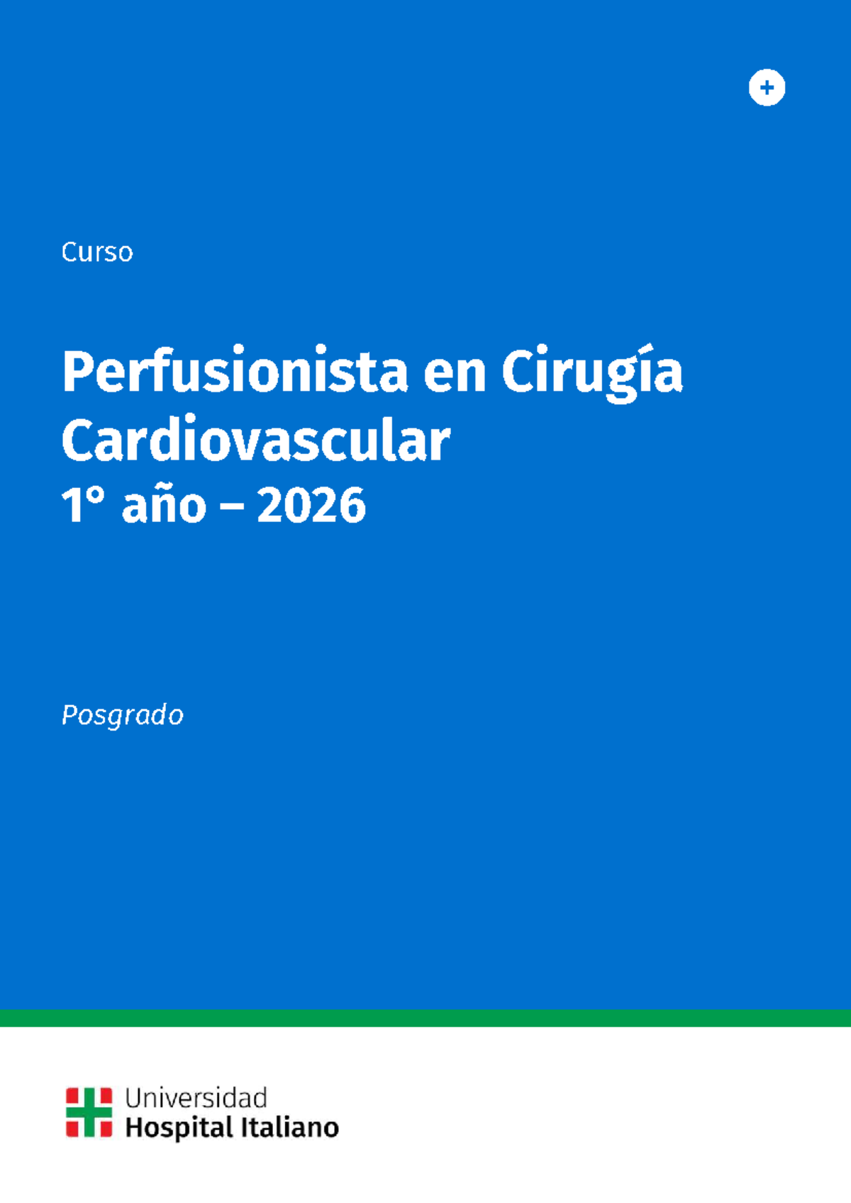 Apuntes de Perfusión 1° Año 2026 - Curso Posgrado en Cirugía ...