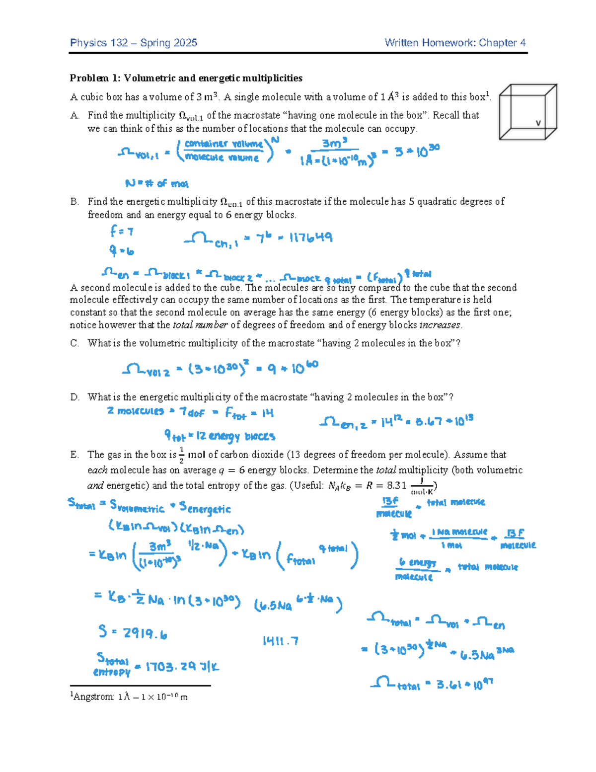 Chapter 4 Homework Problems - Physics 132 Spring 2025 - Studocu