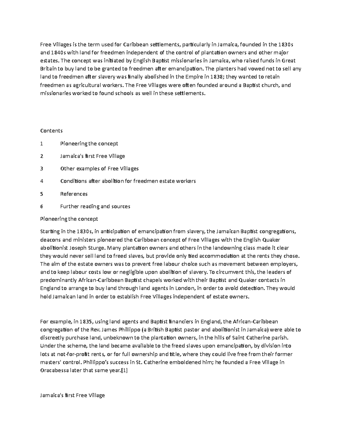 Free Villages - the thing whit this is h - Free Villages is the term ...