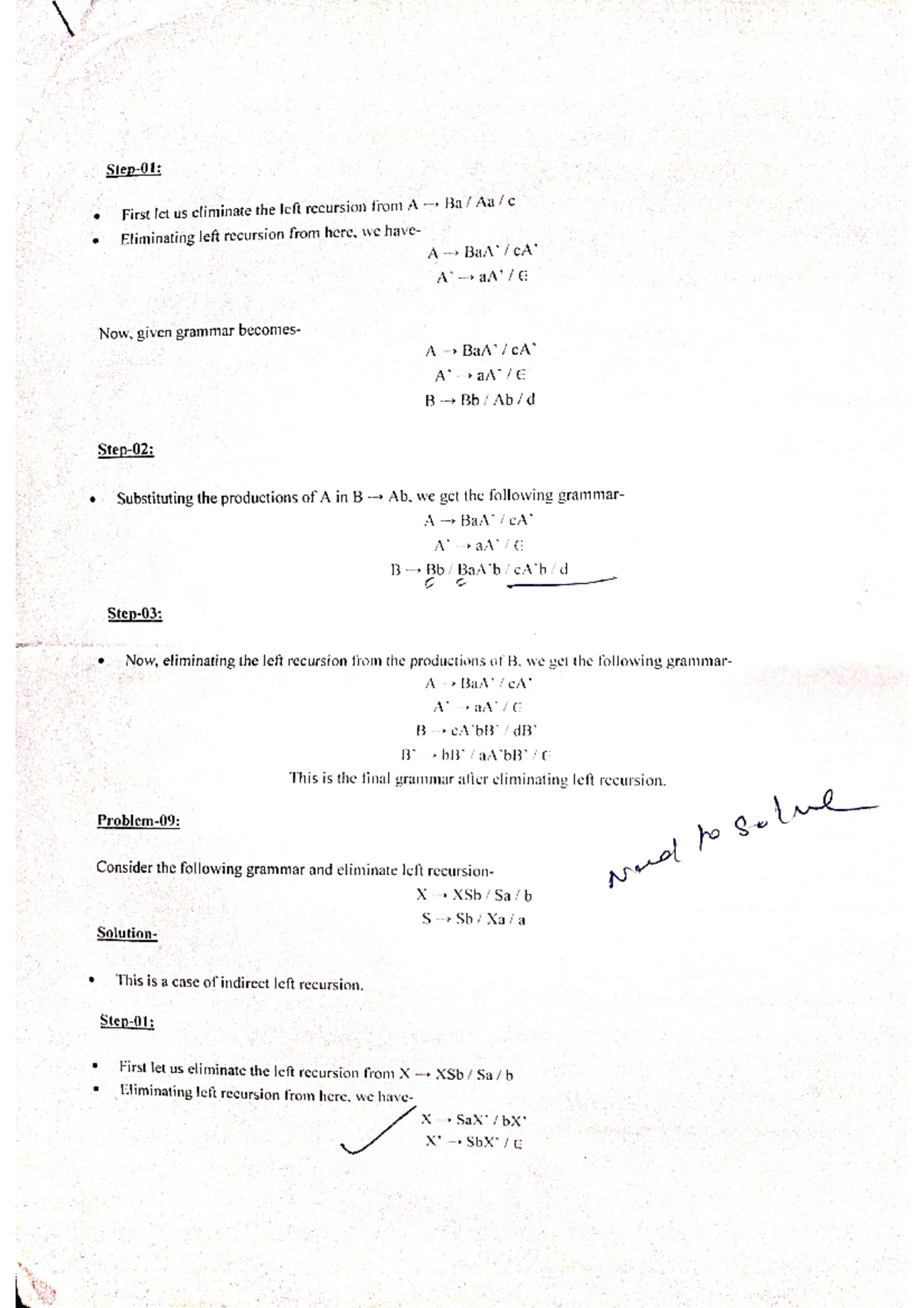 Compiler Design QP - Comprehensive Question Bank - Studocu