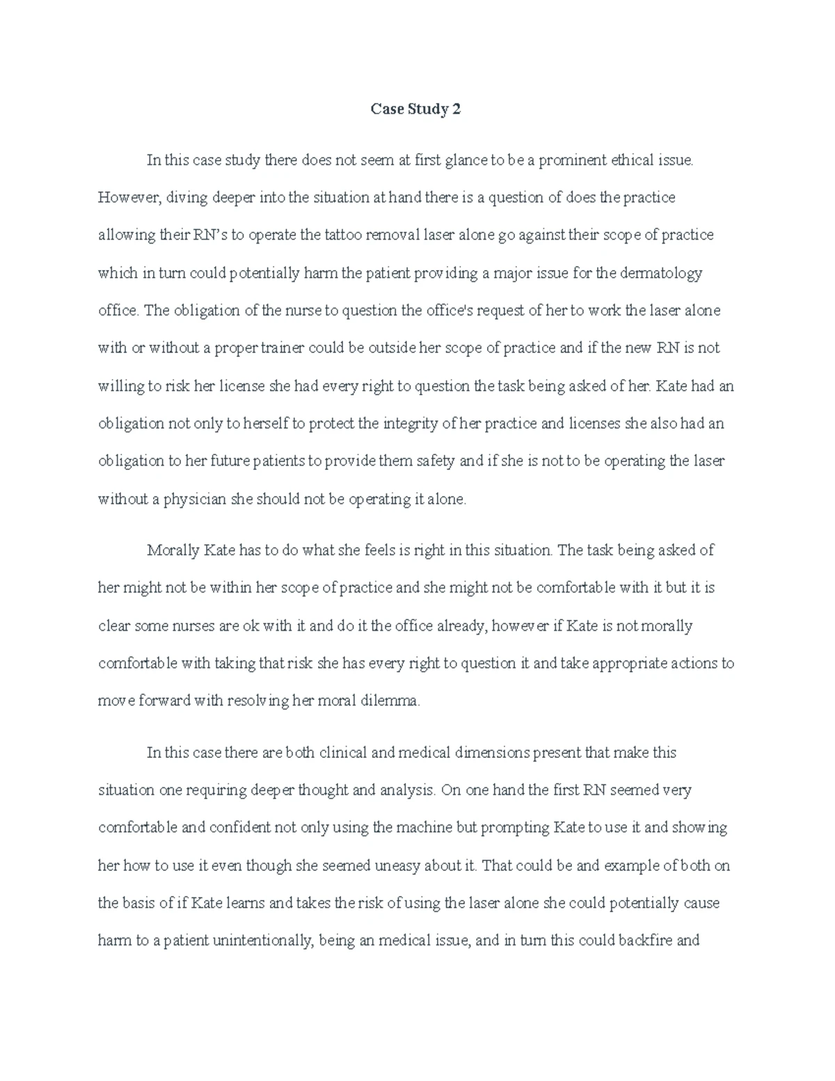 Mod 2 Case Study - Bill - assignment - Mod 2 Case Study: Bill Kenneth ...