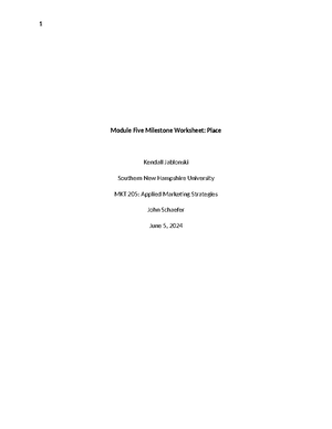 Module 6 - SWOT Analysis Reflection - Module Six - Reflection on SWOT ...