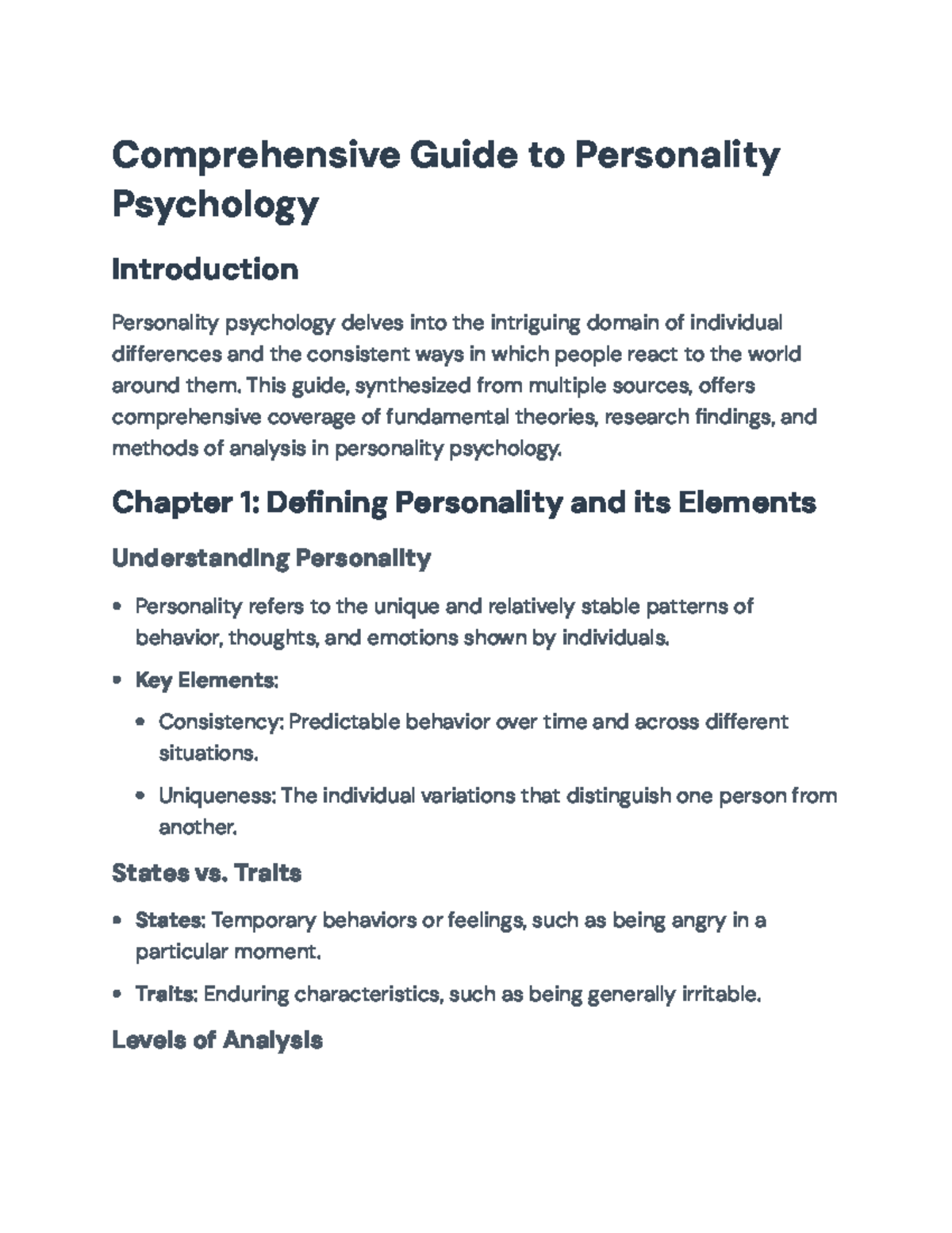Comprehensive Guide to Personality Psychology: Theories & Insights ...