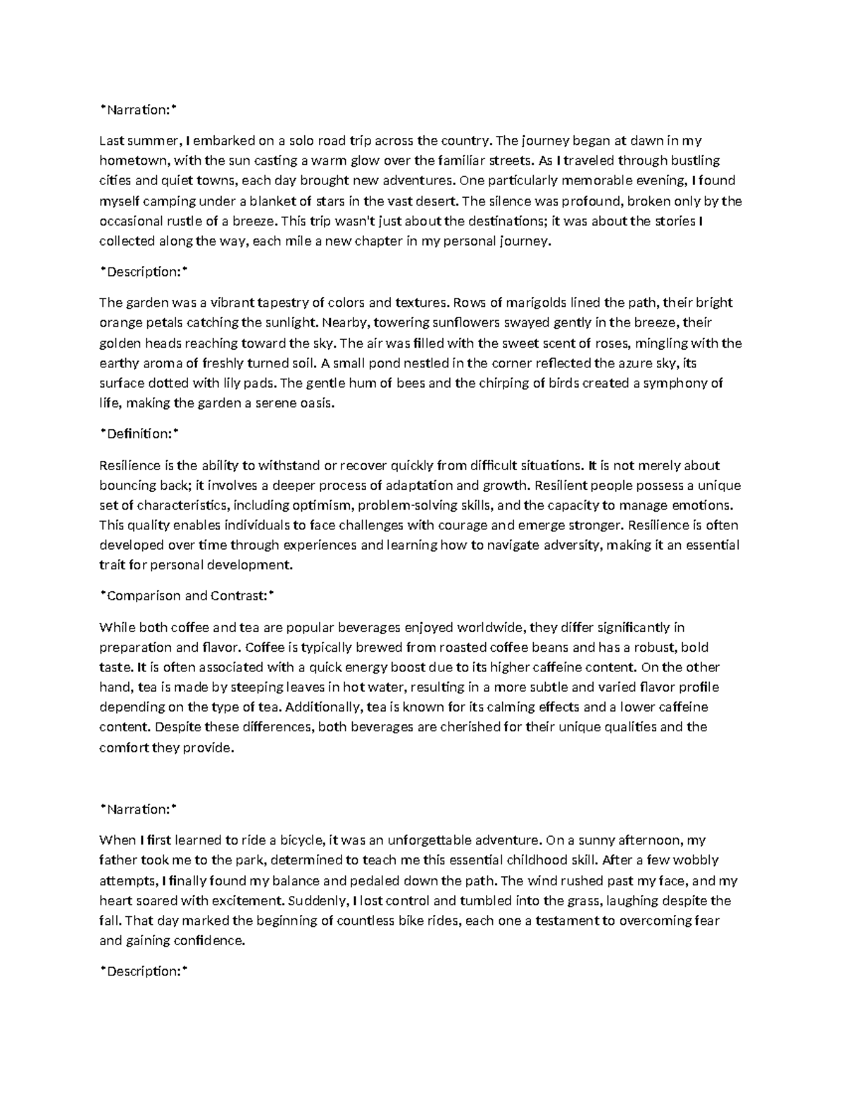 Narration: Definition, Description, Comparison & Classification ...