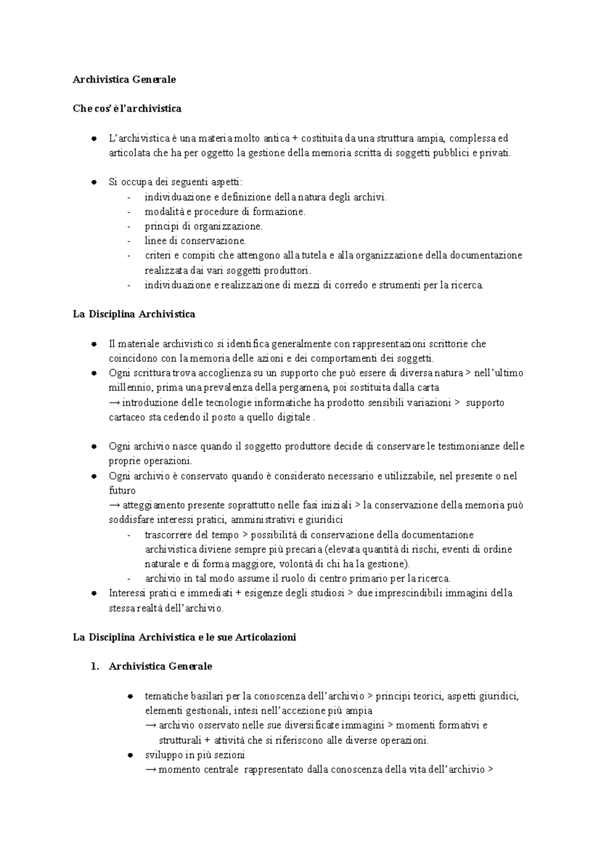 Archivistica Generale: Fondamenti e Sviluppo della Disciplina ...