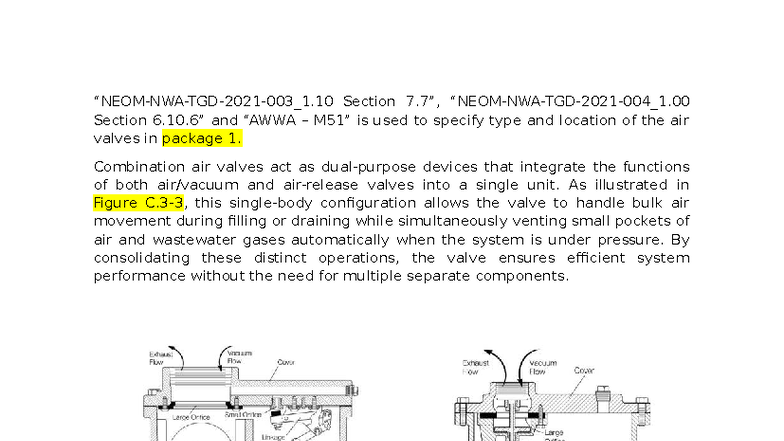 AIR Valve Installation Guidelines and Recommendations - Studocu