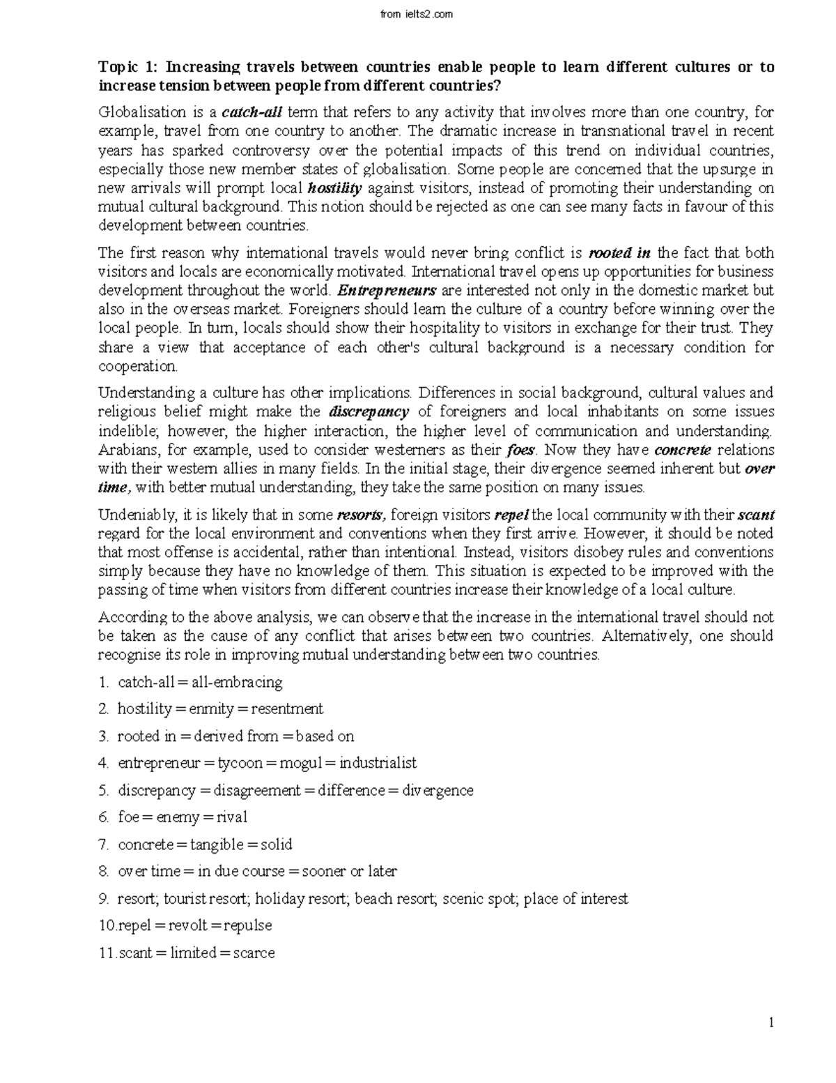 IELTS Writing Task 2 Study Notes (Mat Clark) - Studocu
