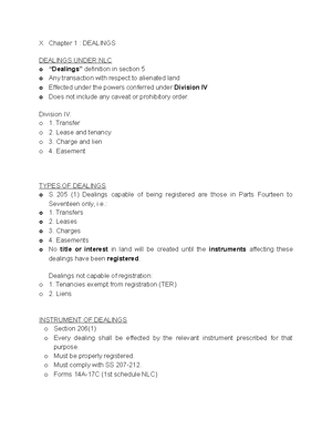 Chapter 6 Charge - Chapter 6: Charges Terms: “chargor”, “chargee ...