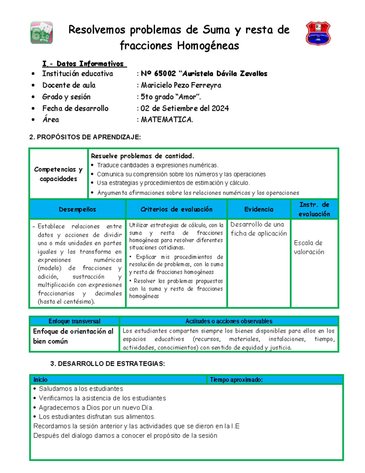 MATE SUMA Y Resta DE Fracciones - Resolvemos problemas de Suma y resta ...